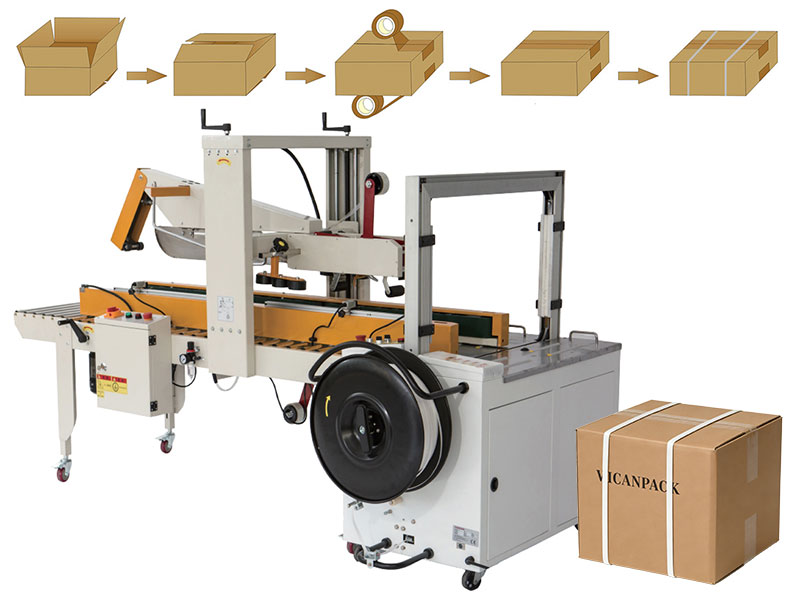 Box Taping Machine : Carton Sealing Taping Machine
